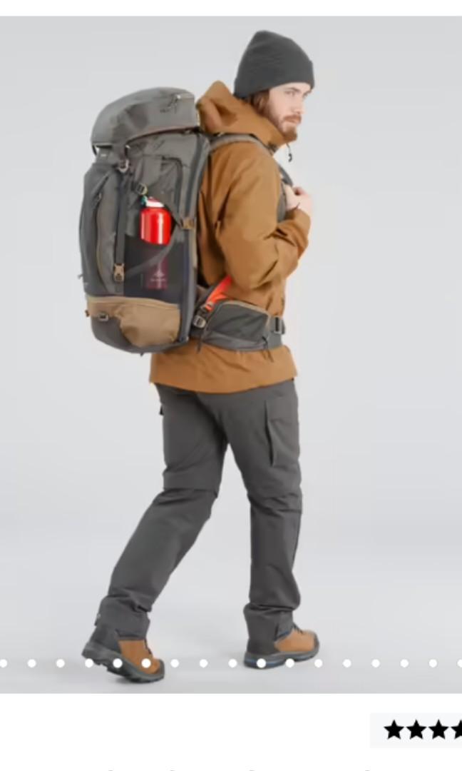 Decathlon Quechua 50L Backpack Forclaz Travel 500 - Grey, Men's Fashion, Bags, Backpacks on ...