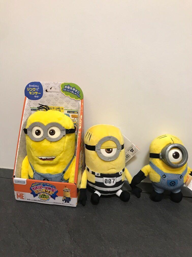 Despicable Me Minions soft toy and lunch box set, Hobbies & Toys, Toys ...