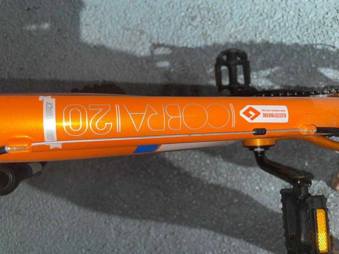 Diamondback Bicycles Cobra 20 Youth 20" Wheel Mountain Bike, Orange ...