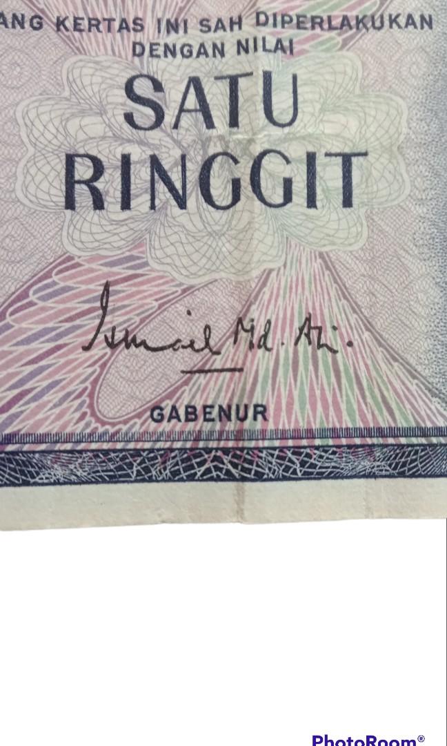 Duit Kertas 1 Ringgit Malaysia, Hobbies & Toys, Collectibles ...