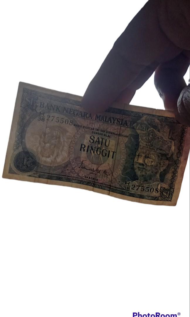 Duit Kertas 1 Ringgit Malaysia, Hobbies & Toys, Collectibles ...