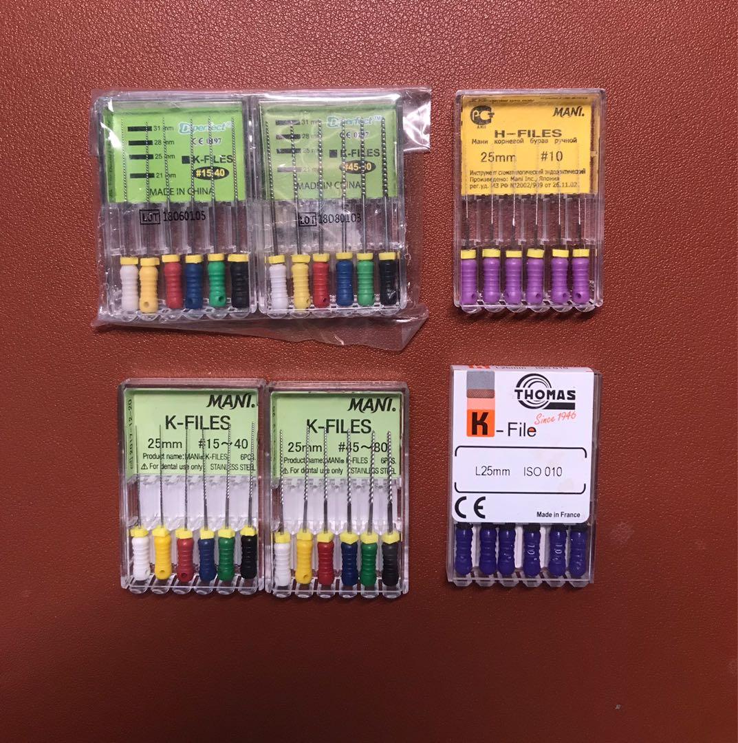 Endo materials(Files/paper points), Health & Nutrition, Medical ...