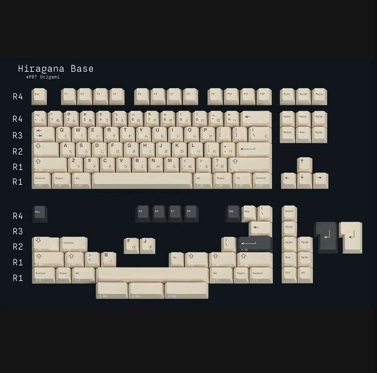 EPBT Origami Hiragana Base , Computers & Tech, Parts & Accessories ...