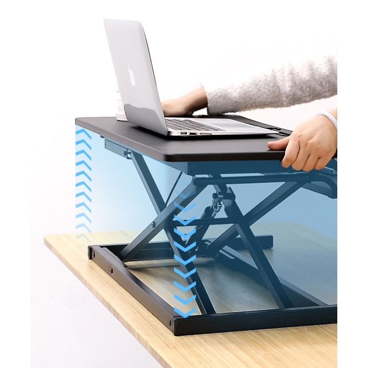 Ergonomic Standing Desk Converter | Two-tier Height Adjustable Table ...
