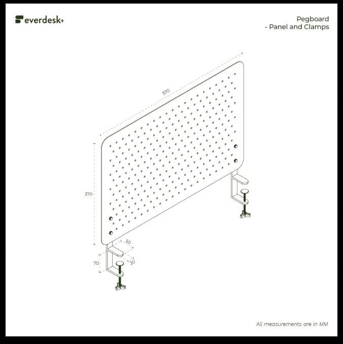 Everdesk Peg Board Bundle, Furniture & Home Living, Home Improvement ...