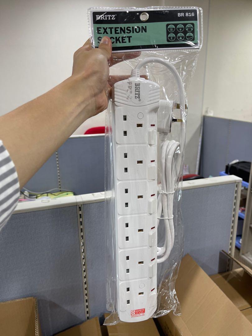 EXTENSION SOCKET LELONG SALE [Minor Logo Defects Discoloration], TV ...