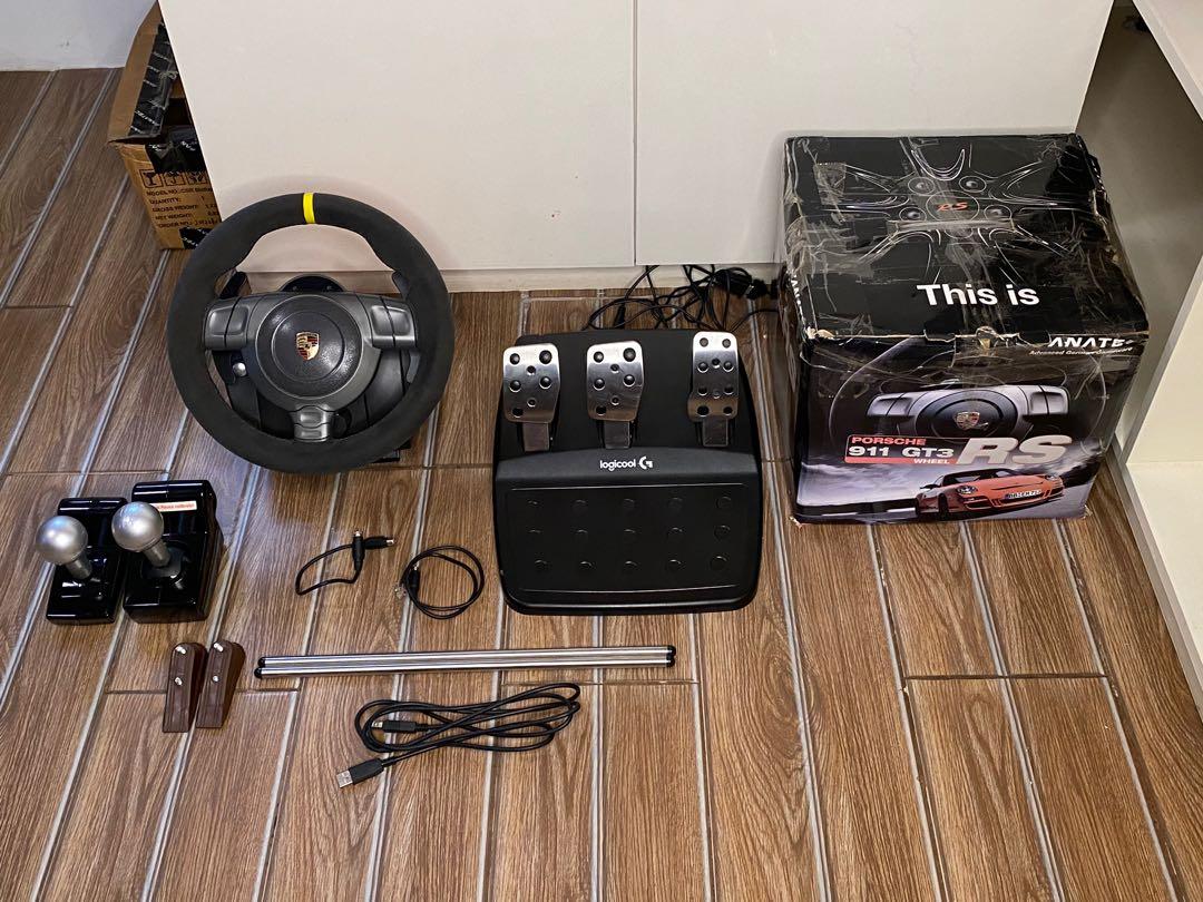 Fanatec Porsche 911 GT3 RS V2 with Fanatec Csr Shifter Set and Logitech ...