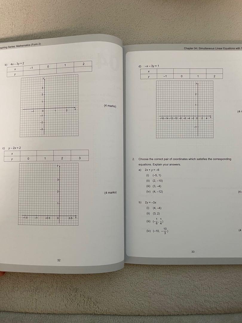 Form 2 Math Revision Exercise, 興趣及遊戲, 書本 & 文具, 教科書 - Carousell