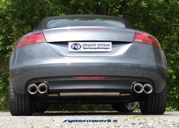 FOX Exhaust System for Audi TT 8J | Stainless steel exhaust, Slip-on ...