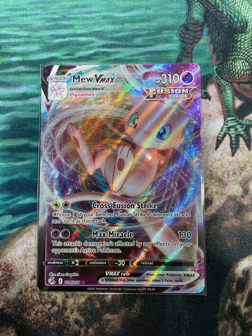 [FREE MAIL] Mew VMAX 114/264 Ultra Rare, Hobbies & Toys, Toys & Games on Carousell