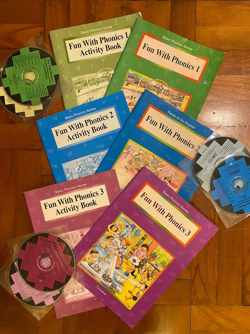 Fun with Phonics 1-3 (with CDs and Activity Book), 興趣及遊戲, 書本 & 文具, 小朋友書 ...