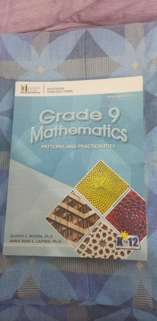 Grade 9 Mathematics Patterns & Practicalities By Don Bosco Press Inc ...