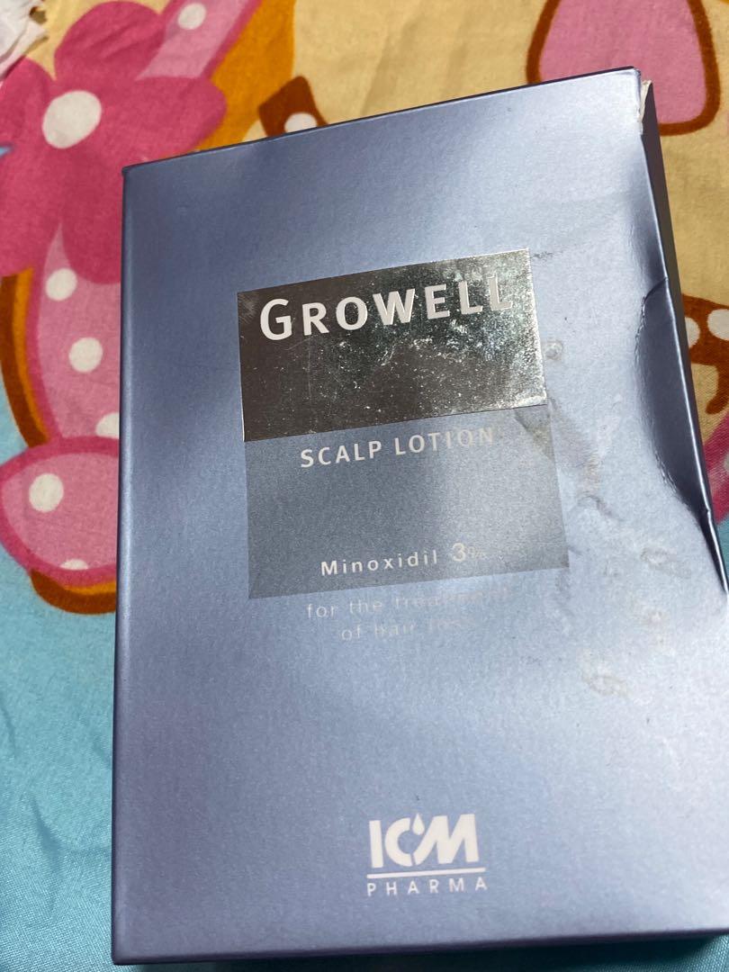 Growell Scalp Lotion Minoxidil 3%, Beauty & Personal Care, Hair on ...