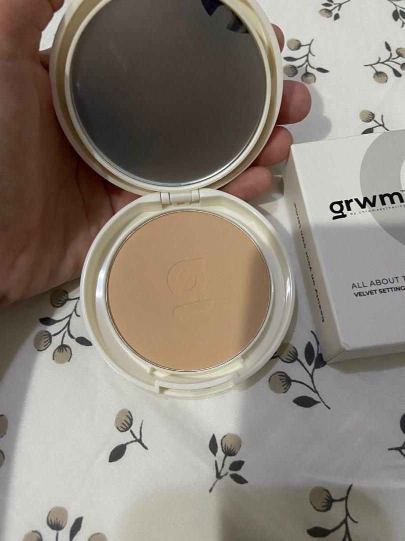 GRWM powder rush all about that base velvet setting powder in Biscuit ...