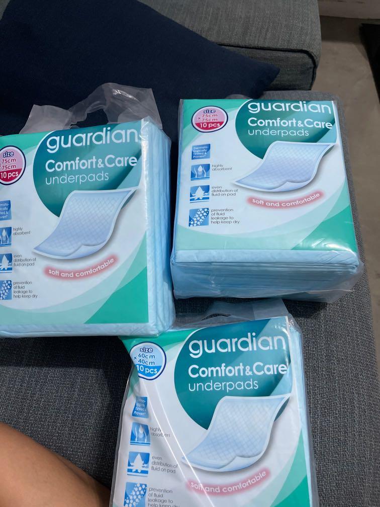 GUARDIAN COMFORT CARE UNDERPADS, Health & Nutrition, Medical Supplies ...