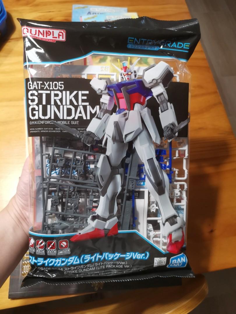 Gunpla Entry Grade EG GAT-X105 Strike Gundam, Hobbies & Toys, Toys ...