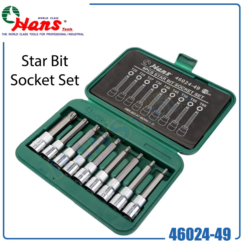 Hans Torx Bit Socket Set, Commercial & Industrial, Industrial Equipment ...