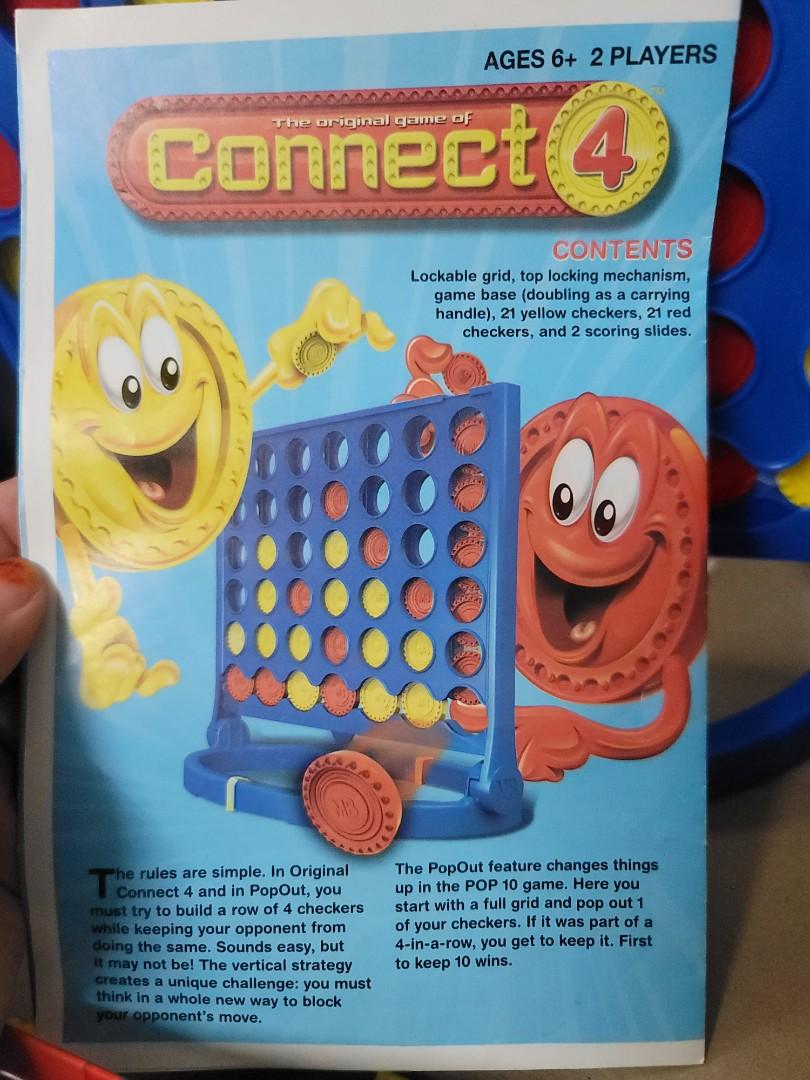 Hasbro Connect 4 Board game, Hobbies & Toys, Toys & Games on Carousell