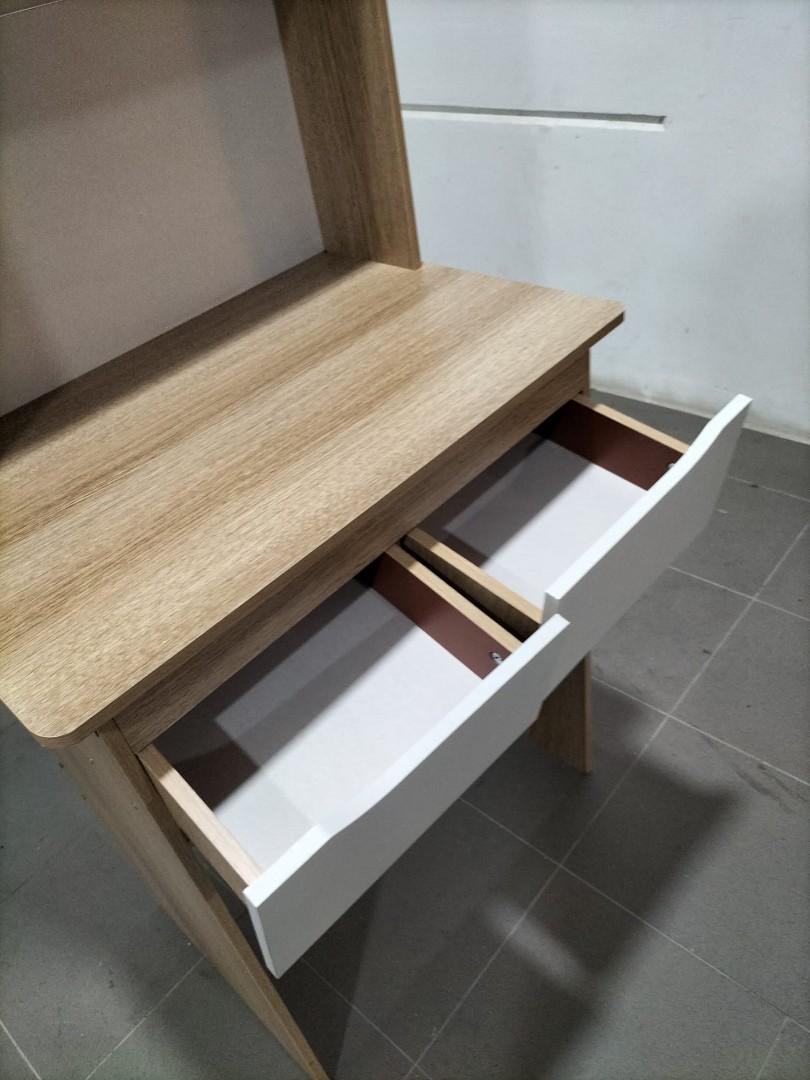 HELIOS II Study Desk with Storage, Furniture & Home Living, Furniture ...