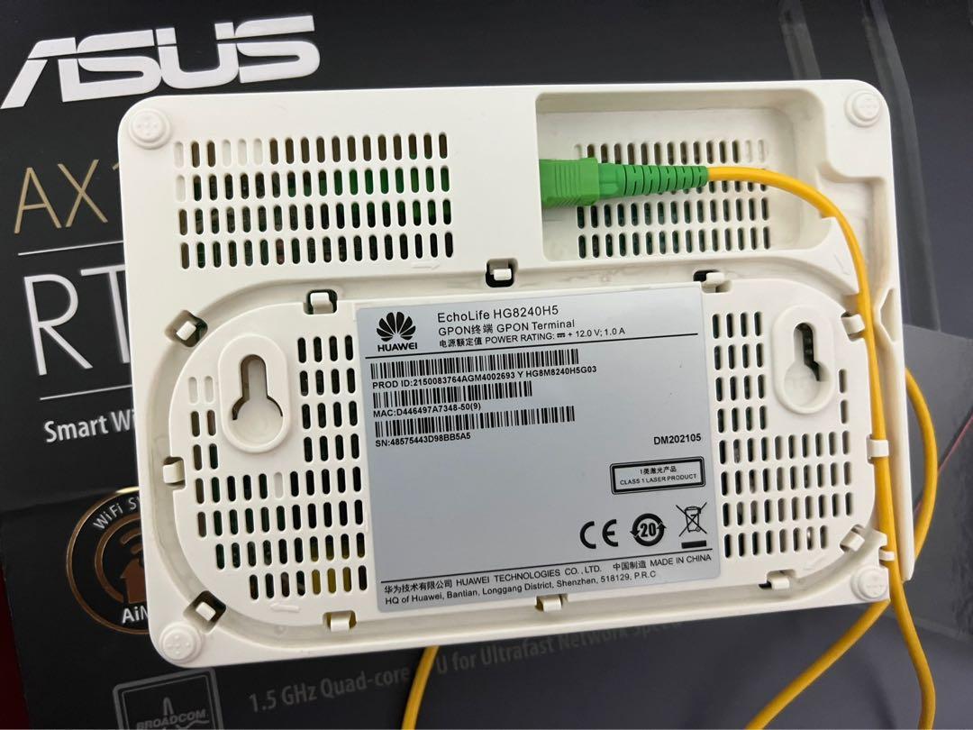 Huawei modem EchoLife HG8240H5, Computers & Tech, Parts & Accessories ...