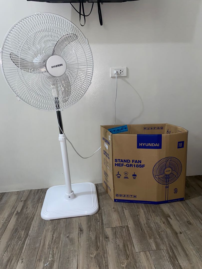 HYUNDAI STAND FAN, Furniture & Home Living, Lighting & Fans, Fans on ...