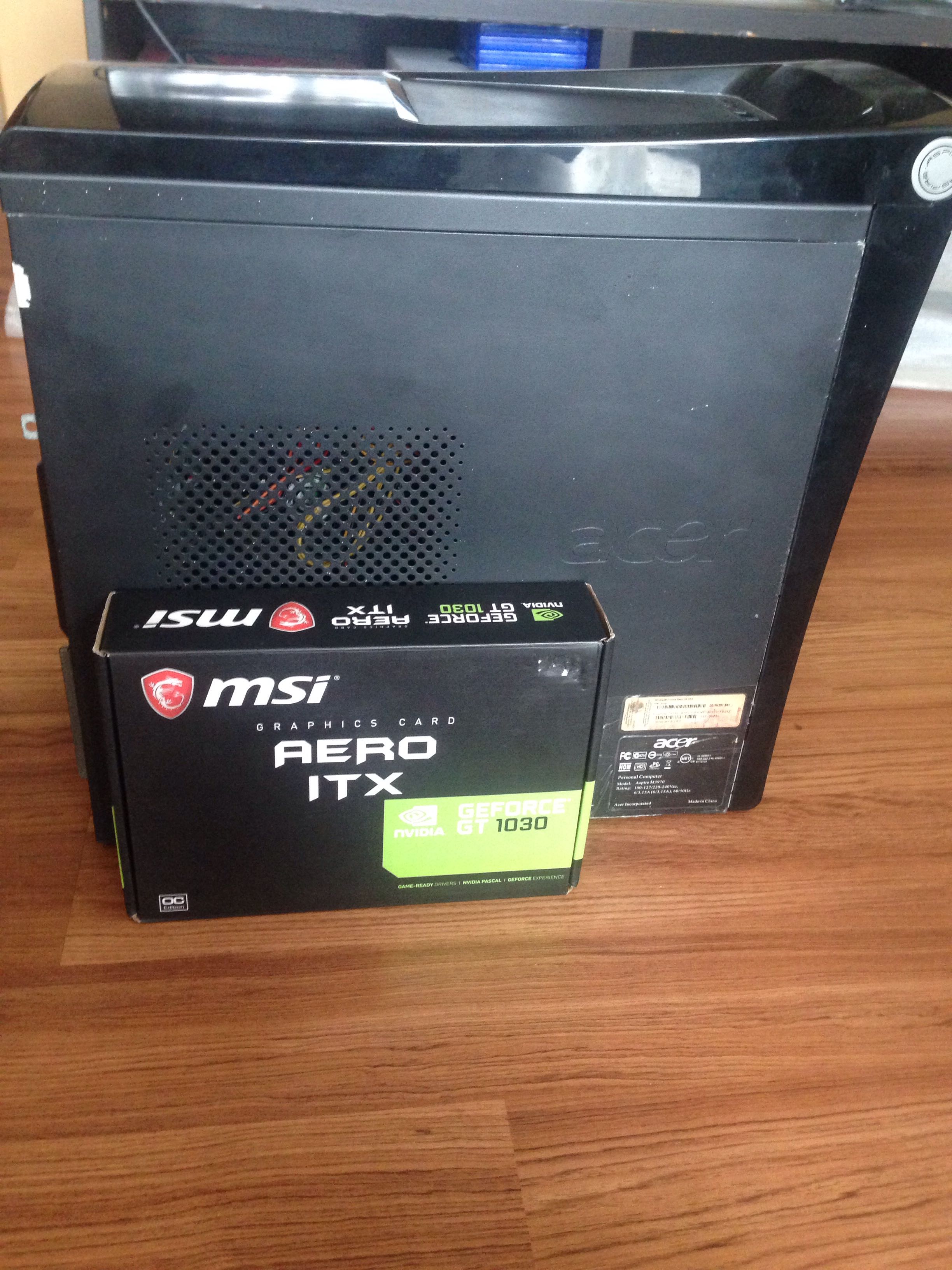 Desktop Acer i5 2300 w Msi GT 1030 gpu, Computers & Tech, Desktops on ...