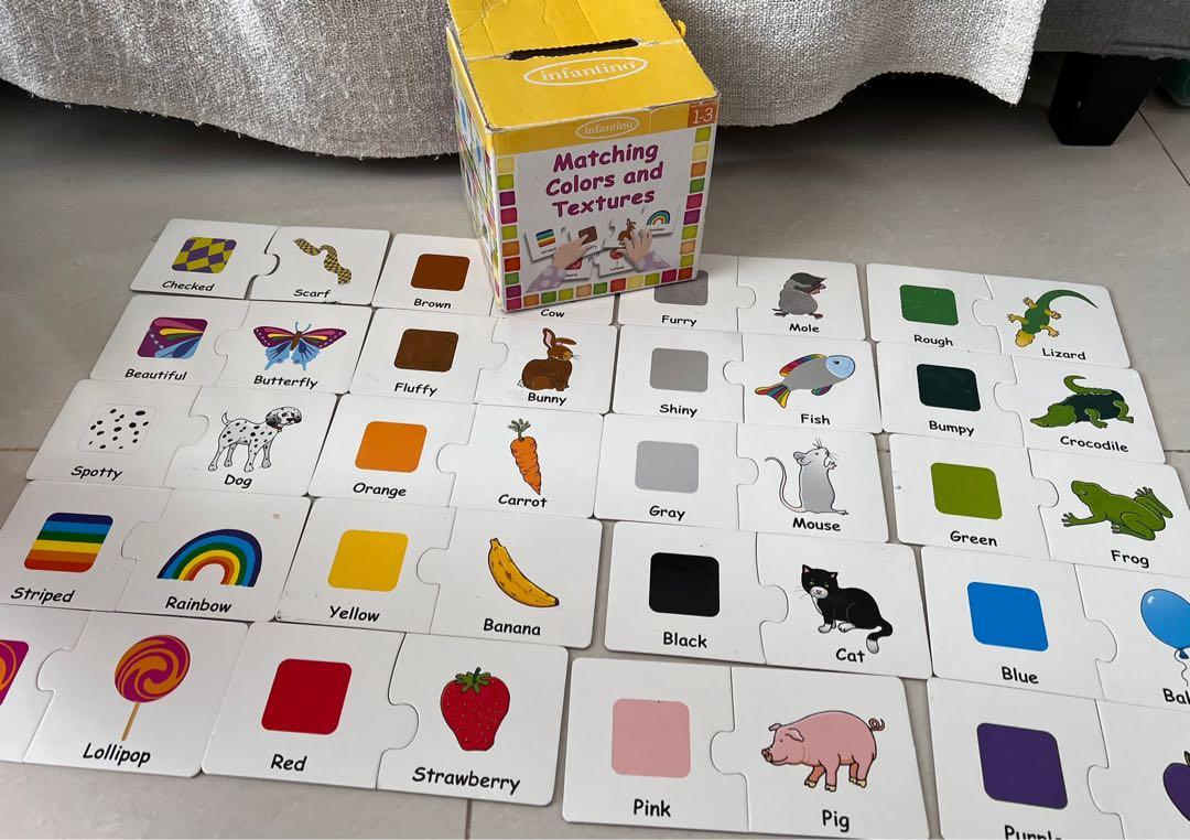 INFANTINO Matching colours & textures puzzles, Hobbies & Toys, Toys ...