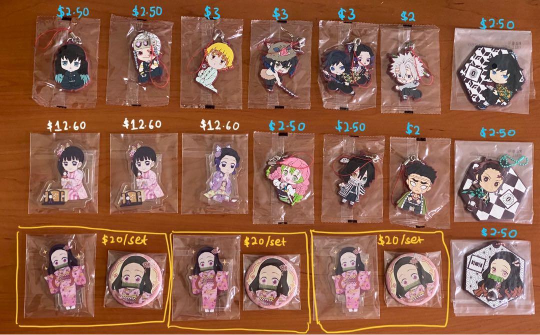 [INSTOCKS] KNY Kimetsu no Yaiba Demon Slayer Acrylic Stand/Rubber ...