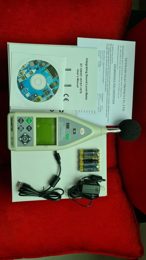 INTEGRATING Sound Level Meter, Decibel Meter, CLASS 2, Datalogger, Tenmars ST-107, Audio, Other ...