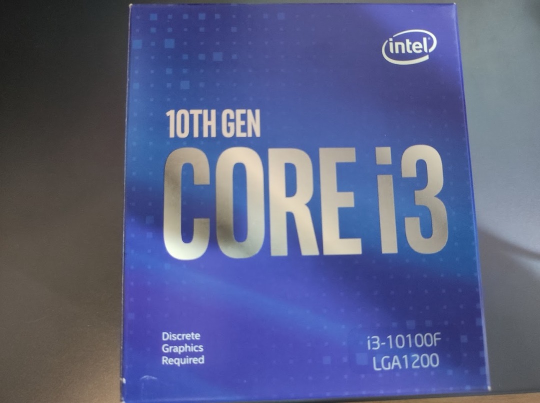 Intel Core i3-10100F Desktop Processor 4 Cores up to 4.3 GHz Without Processor Graphics LGA1200 ...