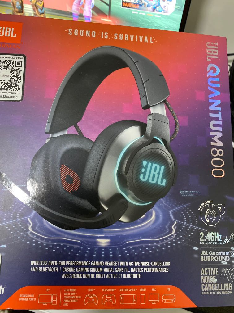 JBL Quantum 800 headphones , Audio, Headphones & Headsets on Carousell