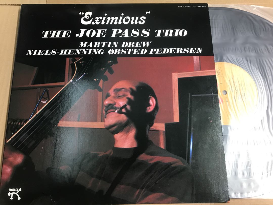 爵士結他宗師：Joe Pass :The Joe Pass Trio “EXIMIOUS “ (罕有1982 PABLE 日本首版黑膠唱片 ...