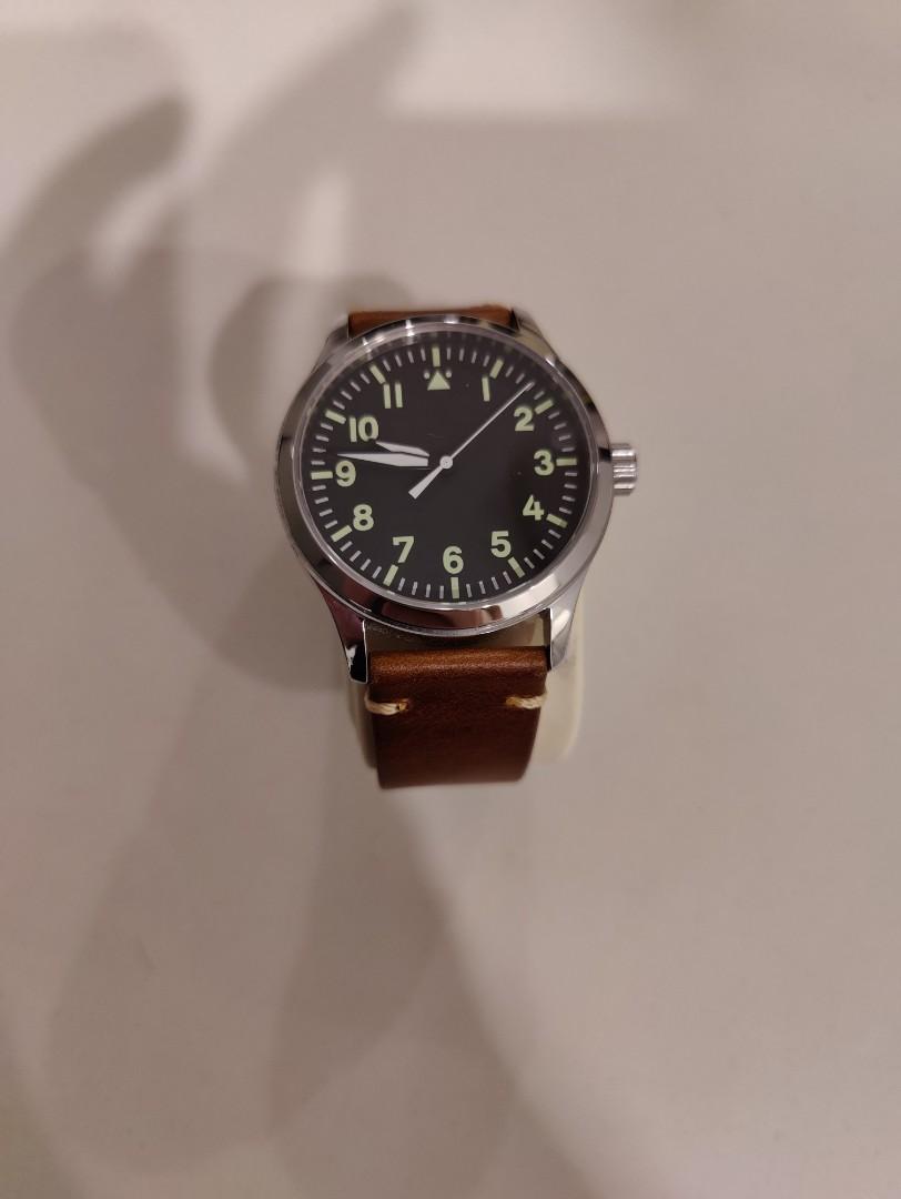 Kickstarter Prototype Automatic Pilot Watch with Sapphire Crystal, Men ...