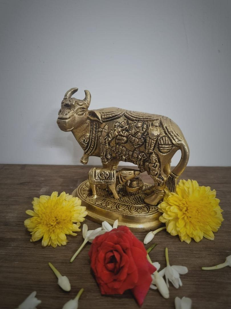 Komatha Statue - The Cow of good fortune & wisdom, Hobbies & Toys ...