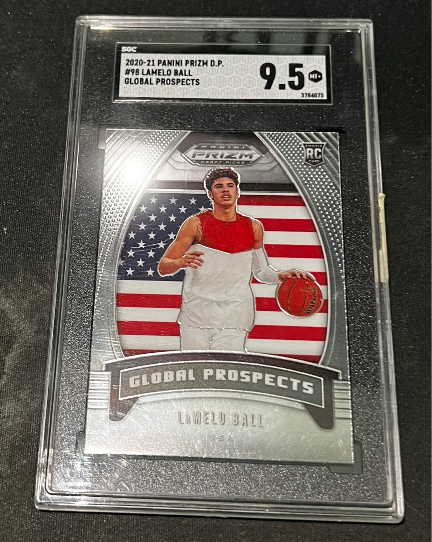 Lamelo Ball RC Global Prospect Graded 9.5 SGC, Hobbies & Toys ...