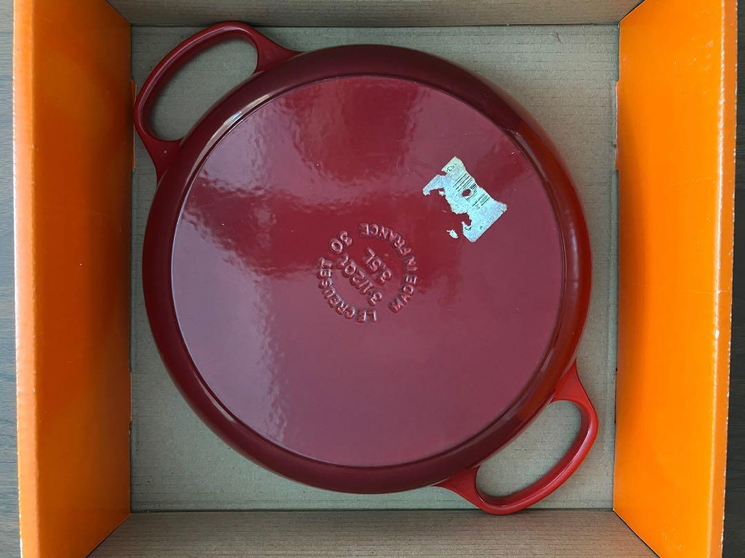 Le Creuset Cherry Red Shallow Buffet Casserole 30cm 3.5L, Furniture ...