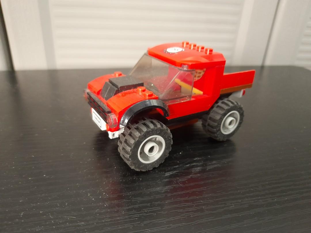 lego red truck, Hobbies & Toys, Toys & Games on Carousell