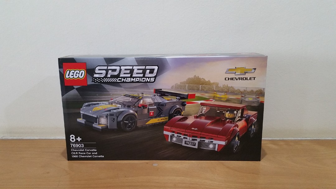 Lego Speed Champions 76903 Chevrolet Corvette C8.R Race Car & 1968 ...