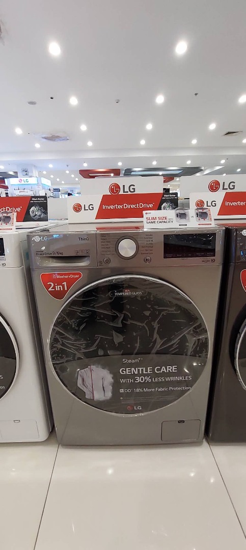 LG FV1409D4V 9.0 kg. Front Load Washer & 6.0 kg. Dryer, TV & Home ...