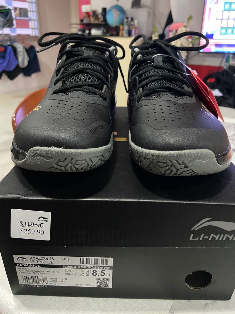 Li Ning Badminton Shoes US8.5 / 260cm to clear, Sports Equipment ...