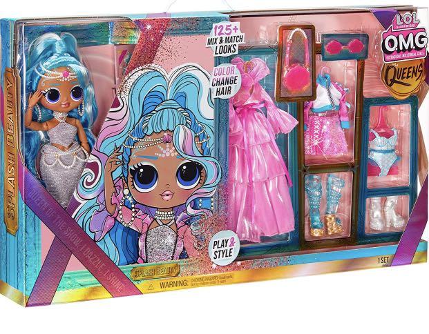 L.O.L. Surprise! OMG Queens Splash Beauty Fashion Doll with 125+ Mix ...