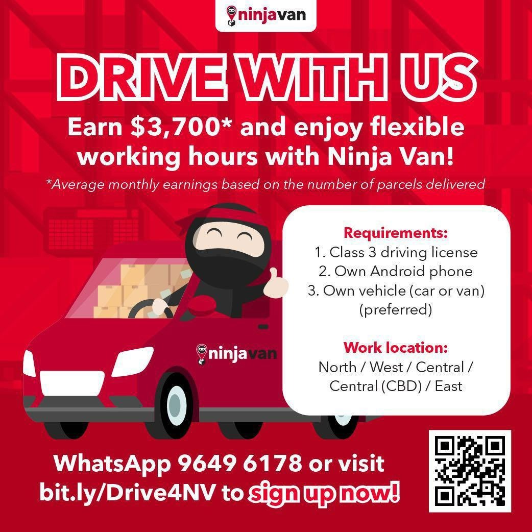 Looking for Ninja Van Class 3 Drivers, Home Services, Movers & Delivery ...