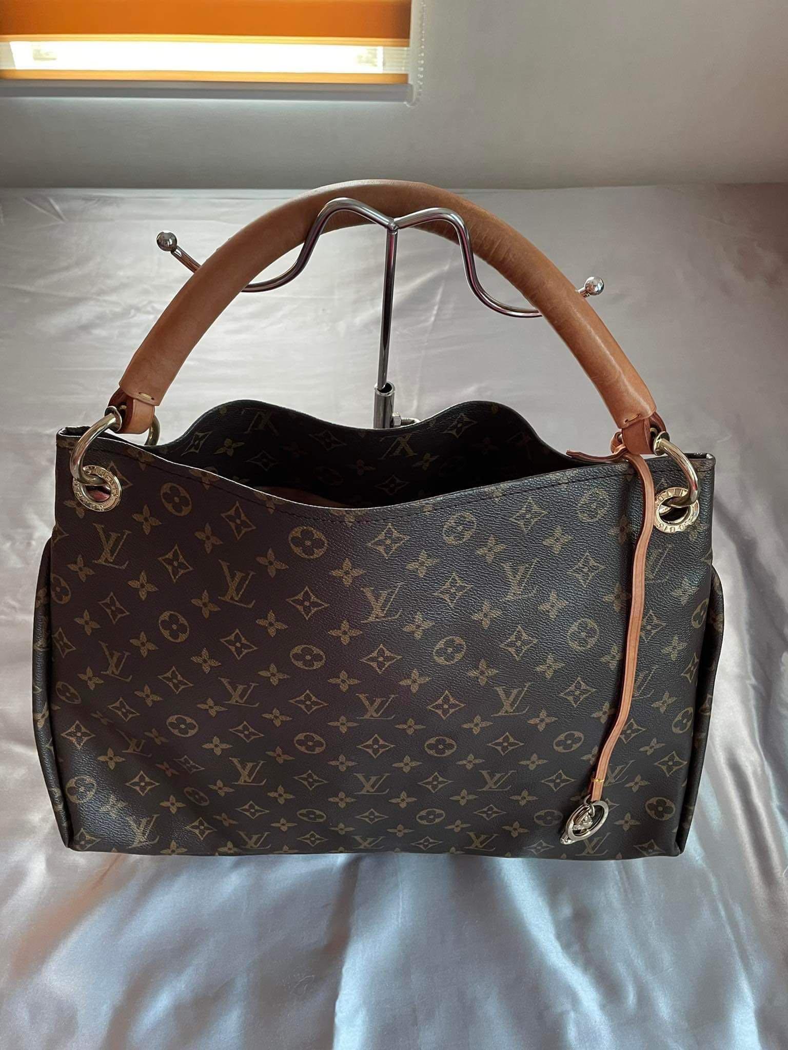Louis Vuitton Brown Handbag, Luxury, Bags & Wallets on Carousell