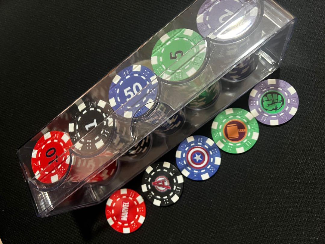 Mahjong Chips - Avengers themed (100pcs), Everything Else on Carousell