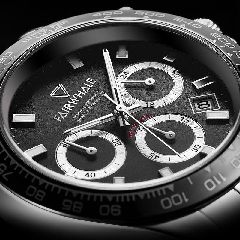 Mark Fairwhale Watch Men's Water Ghost Luminous Waterproof Quartz Watch ...