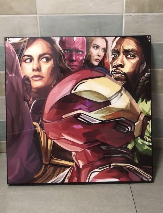 Marvel Pop Art Portrait, Hobbies & Toys, Stationery & Craft, Art ...