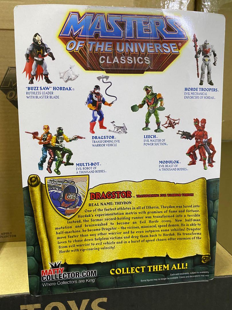 Mattel Heman masters of the universe classic motuc he man dragstor, 興趣及遊戲, 玩具 & 遊戲類 - Carousell