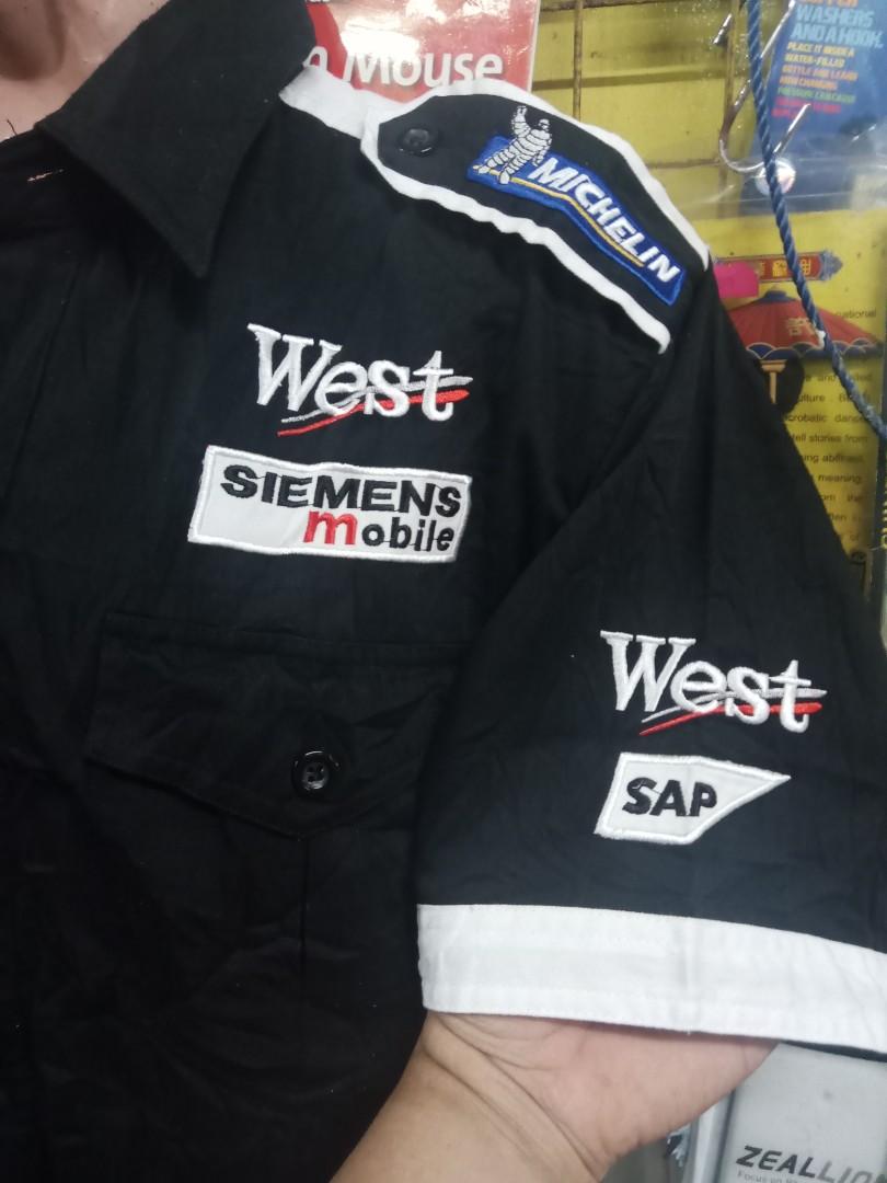 Mercedes Benz F1 Pit Crew Shirt, Men's Fashion, Tops & Sets, Tshirts ...