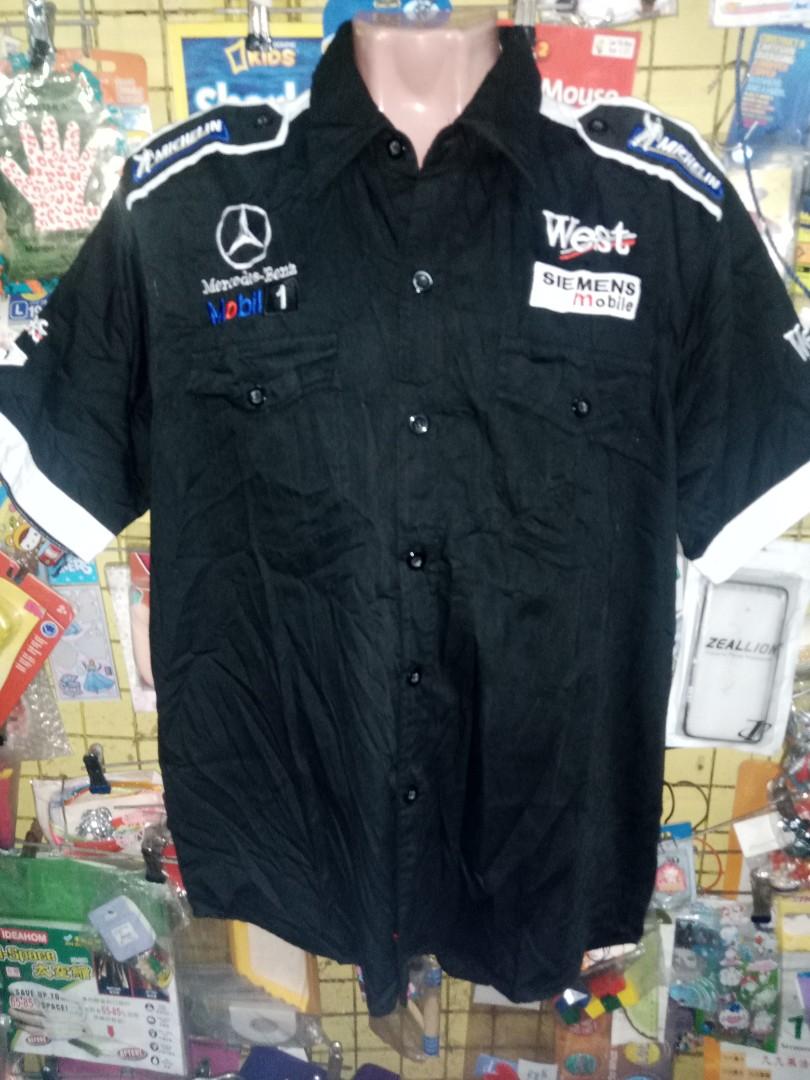 Mercedes Benz F1 Pit Crew Shirt, Men's Fashion, Tops & Sets, Tshirts ...