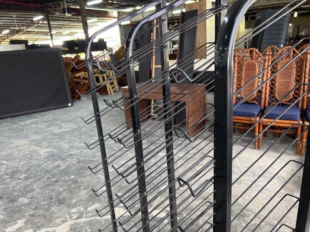 Metal Display Rack Black Colour / Rak Paparan Logam Warna Hitam ...